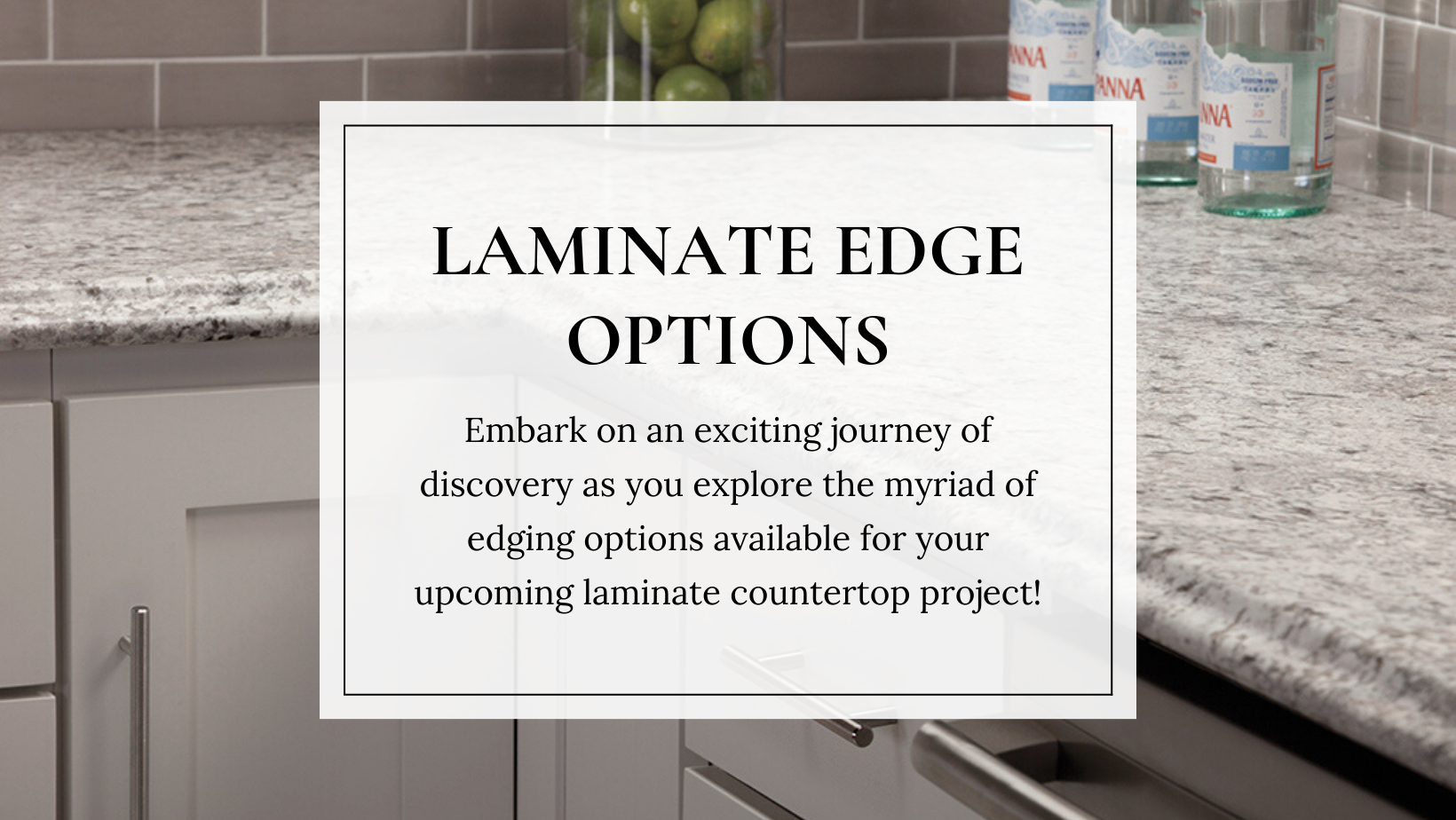 Laminate Countertop Edge: Your Guide to the Ideal Profile – Feeney Supply