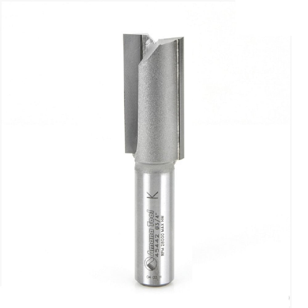 Straight Plunge Router Bit | 2 Flute | Various Dia x 1 1⁄2 x 1⁄2" Shan ...