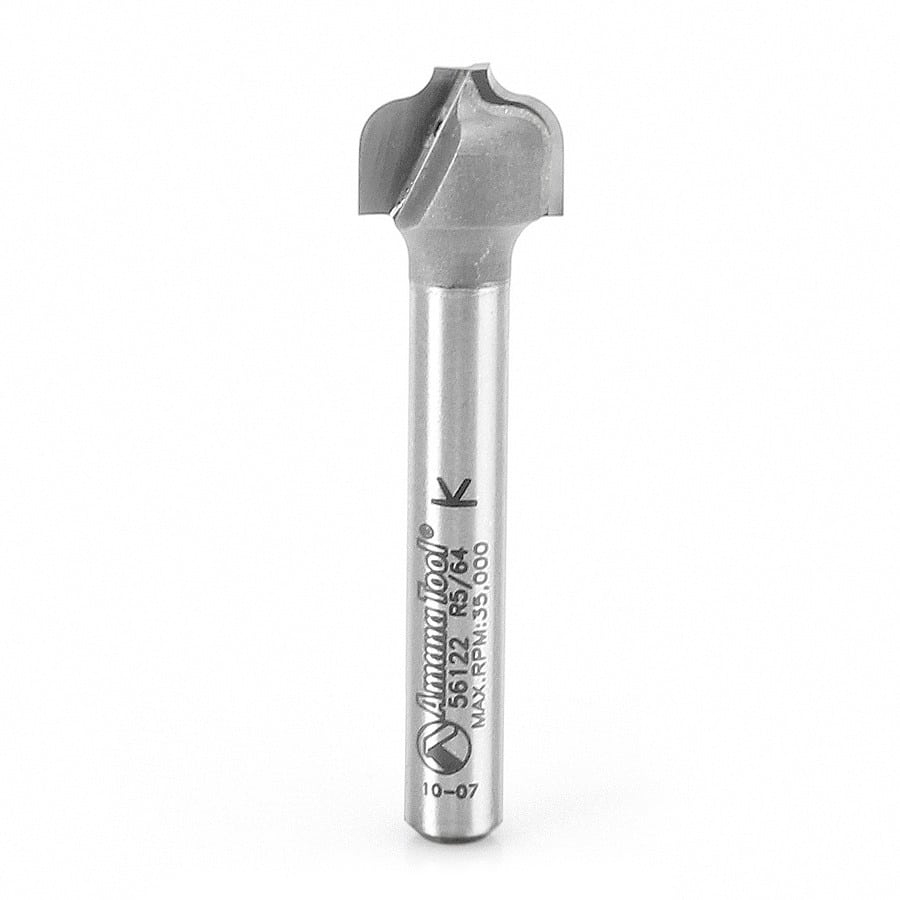 Ogee Groove Router Bit | 5⁄64 Radius x 1⁄2 Dia x 3⁄8 x 1⁄4" Shank | 56 ...
