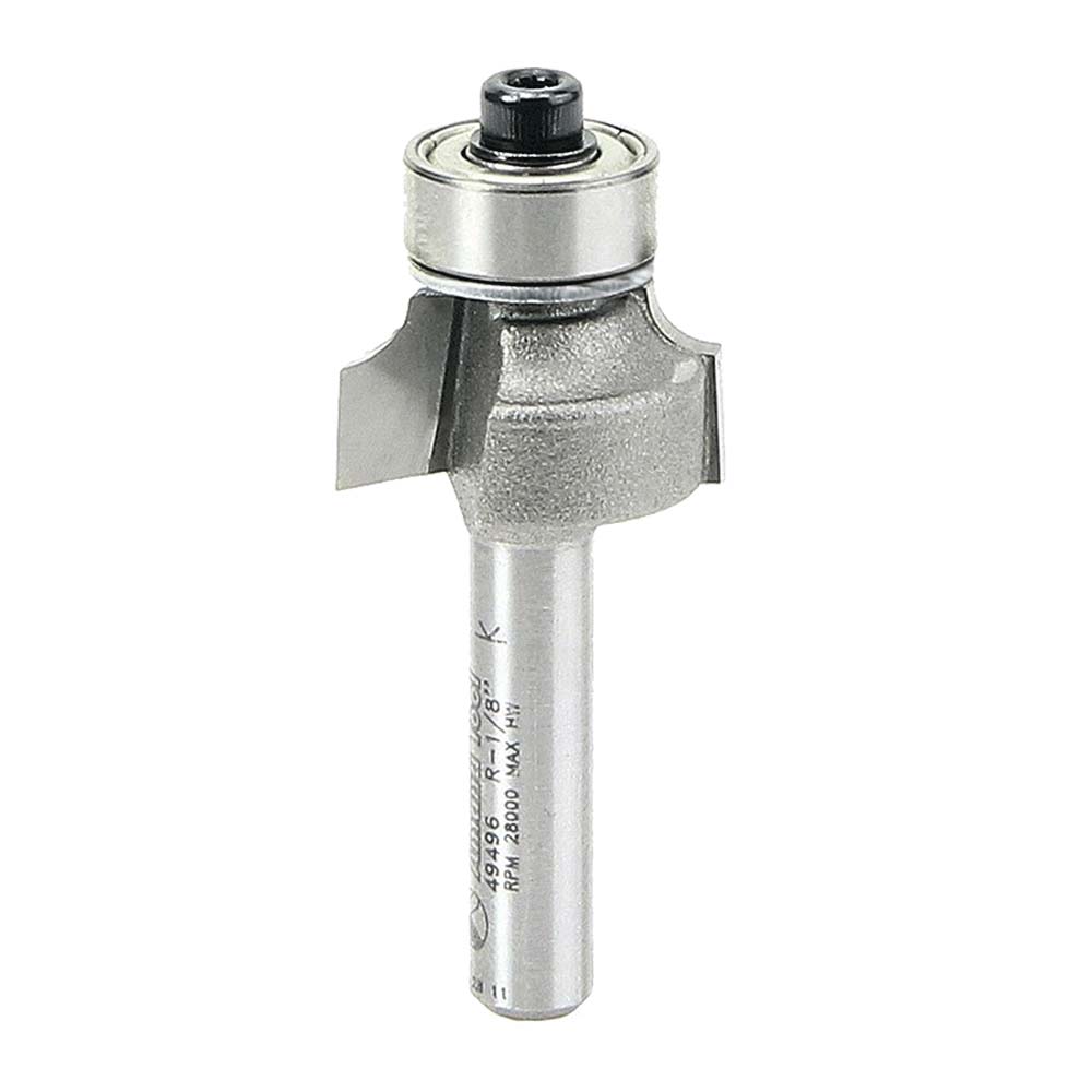 Corner Rounding Router Bit | 1⁄4 Radius x 1" Dia x 1⁄2 x 1⁄2"Shank | 4 ...
