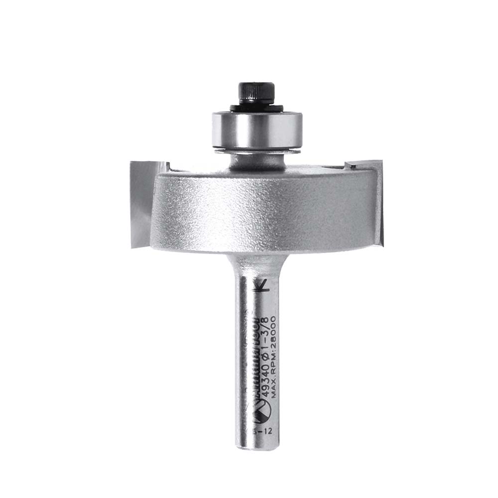 Multi-Depth Rabbet Router Bit Set | 1 3⁄8 Dia x 1⁄2 x 1⁄4" Shank | 493 ...