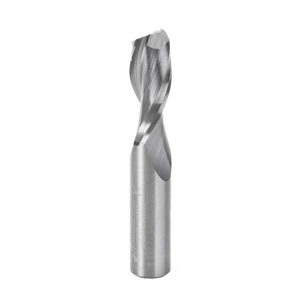 Spiral Plunge Up-Cut CNC Router Bit | 1⁄2 Dia x 1 1⁄4 x 1⁄2" Shank | 4 ...